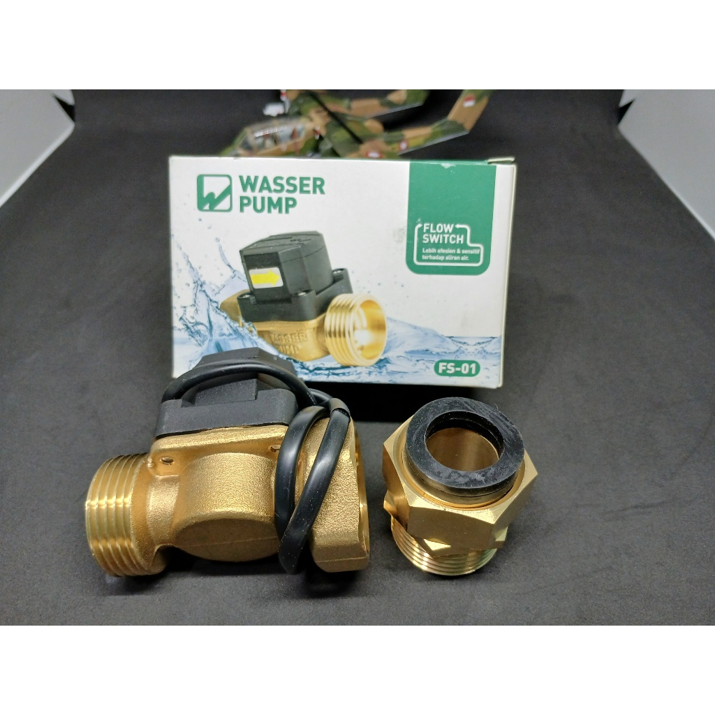 Jual Flow Switch Wasser Pump Otomatis Pompa Pendorong Booster Ukuran 1 ...