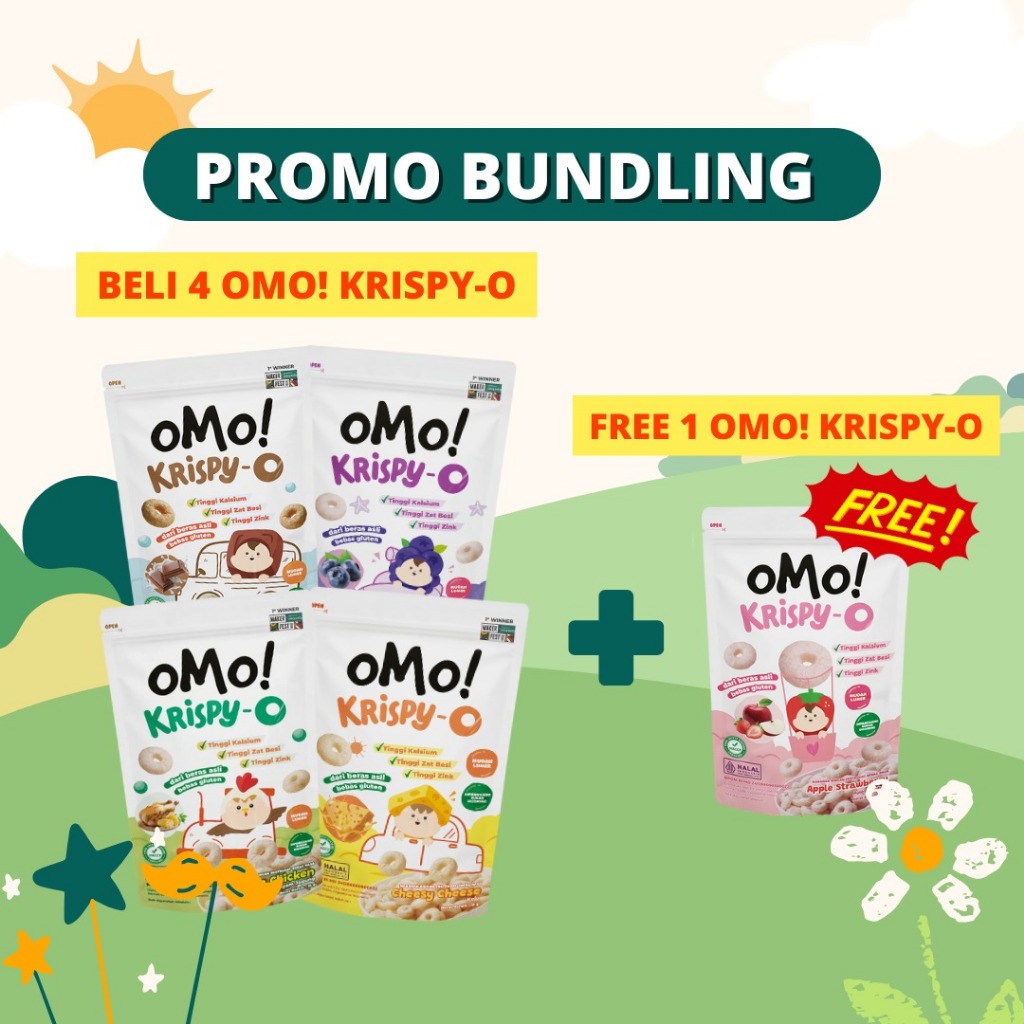 Jual Spesial Price Omo Krispy O 15 gr - Cemilan Anak Sehat - Snack ...