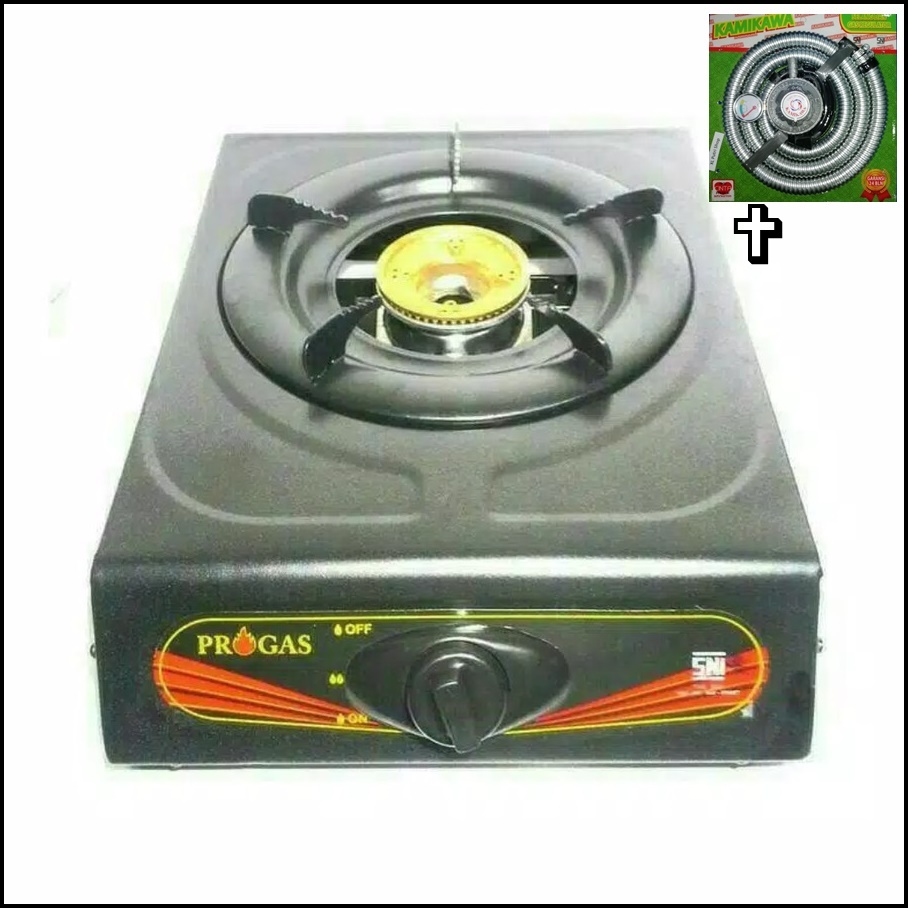 Jual NEW kompor PROGAS gas 1 tungku barang awet berkualitas FRE SELANG ...