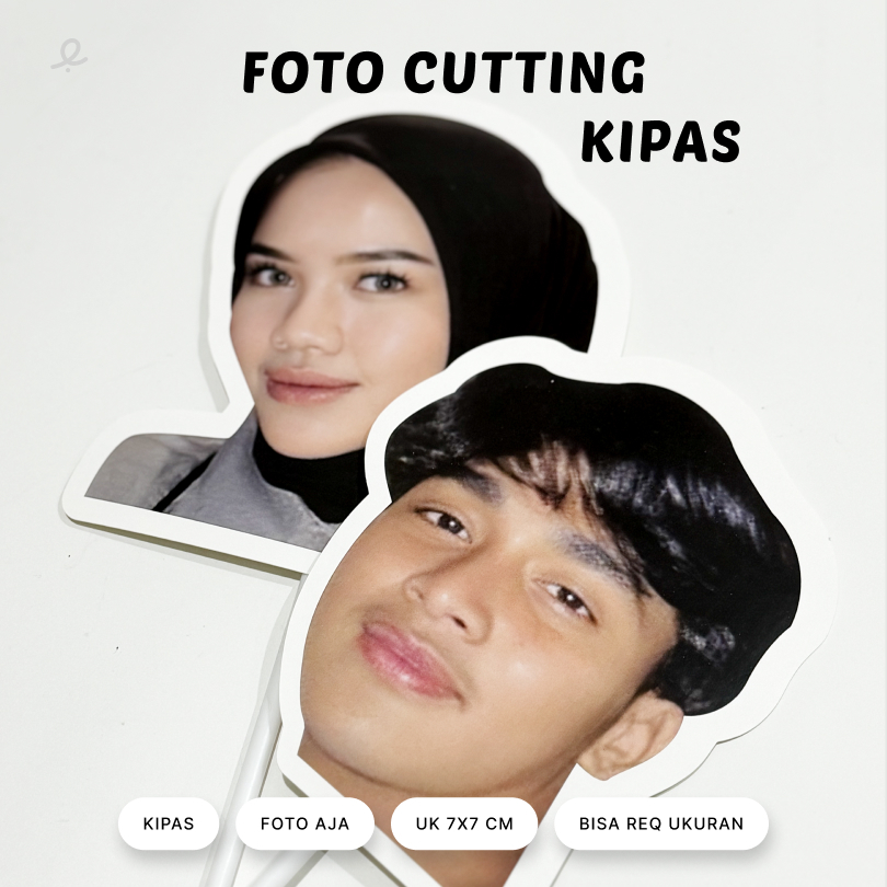 Jual Foto cutting | Kipas | Foto aja | Die cut | Ivory | Shopee Indonesia
