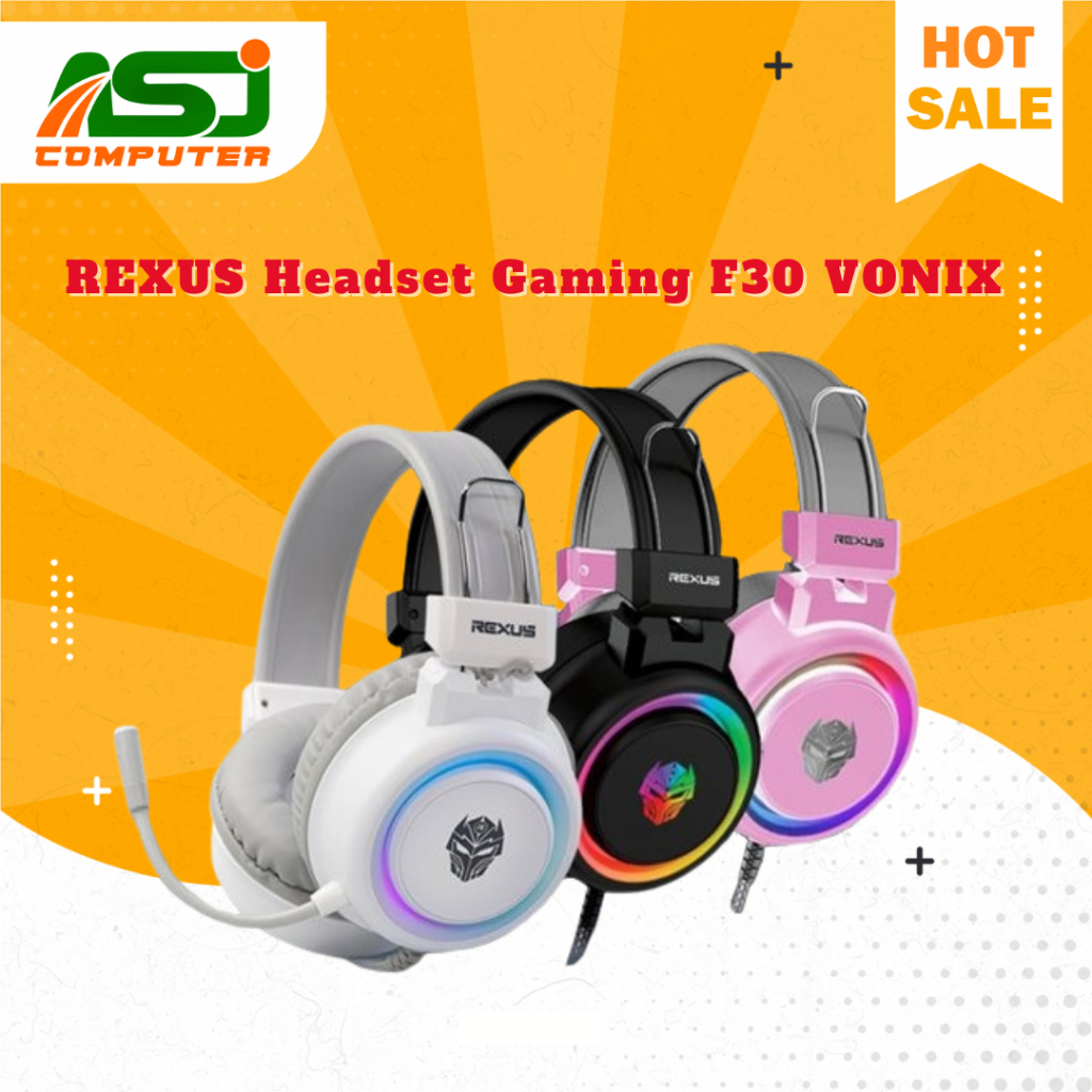 Jual Headset Gaming REXUS F30 VONIX LED RGB Spectrum | Shopee Indonesia