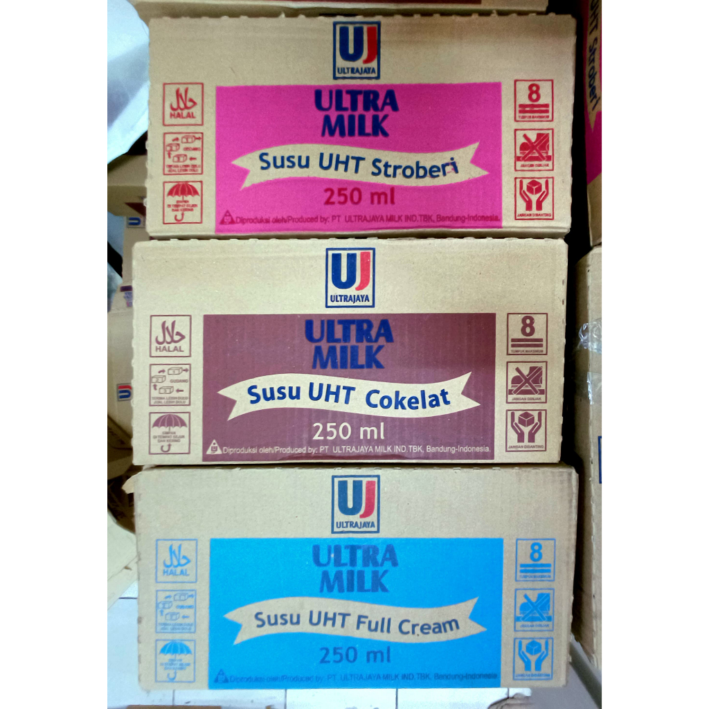 Jual Susu Ultra 250ml 1 Karton isi 24pcs ( KHUSUS INSTAN ) | Shopee ...