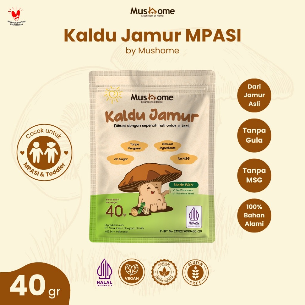 Jual Kaldu Jamur MPASI NON MSG - Mushome - Rendah Kalori & Lebih Sehat ...