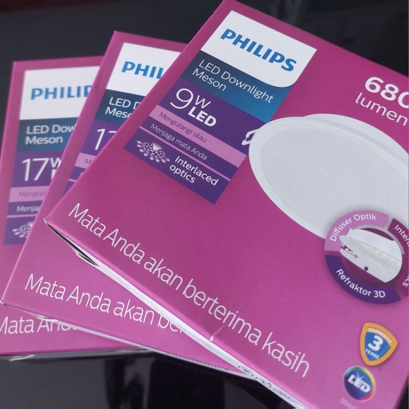 Jual Lampu PHILIPS LED Downlight MESON Cahaya Netral Natural Cool White ...