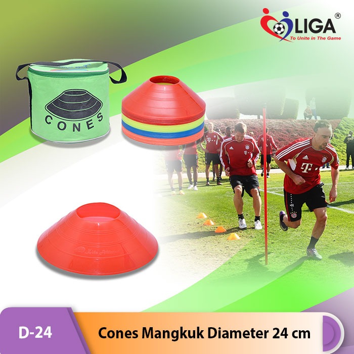 Jual Set Cones Diameter 24cm LIGA isi 48pcs | Shopee Indonesia