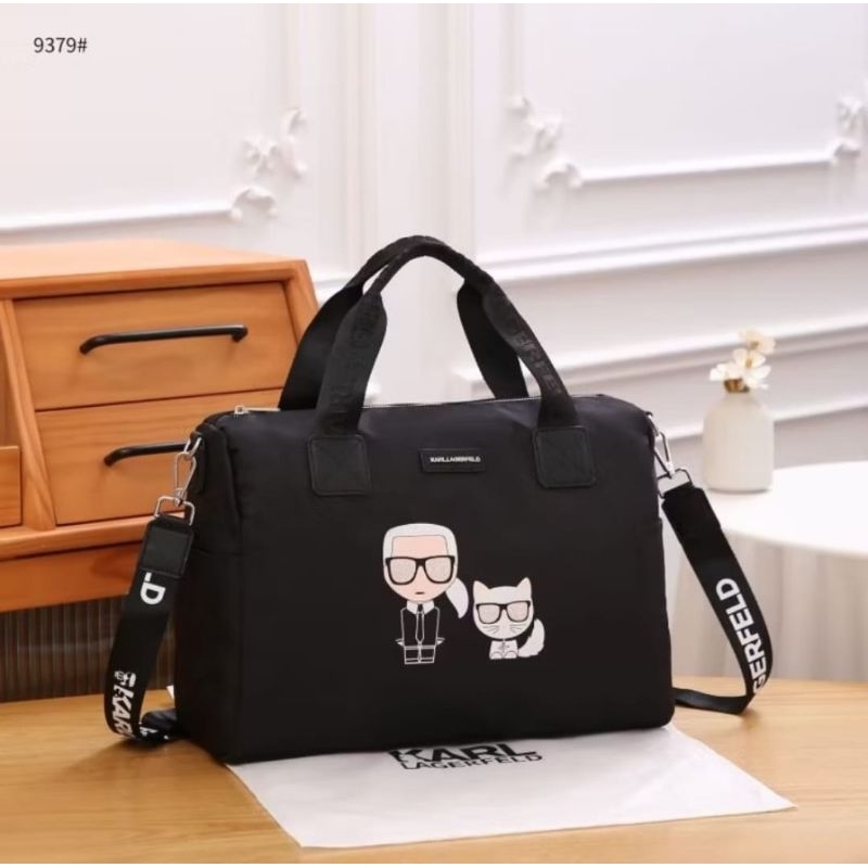 Jual TAS KANTOR LAPTOP/DOKUMEN KARL LAGERFELD DENGAN RITSLETING TALI ...