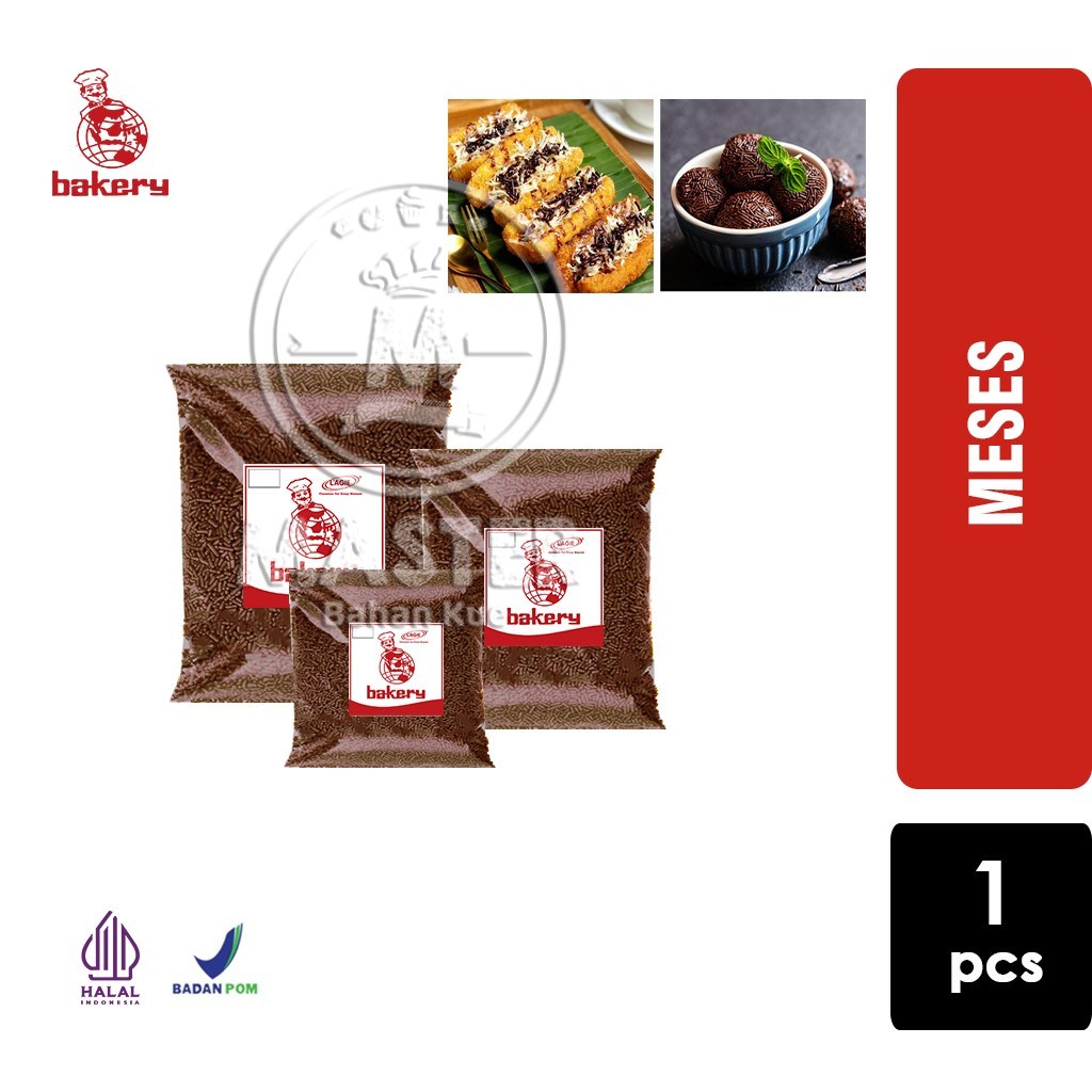 Jual Meses Coklat Bakery Lagie Meises Chocolate Sprinkle [1 pcs ...