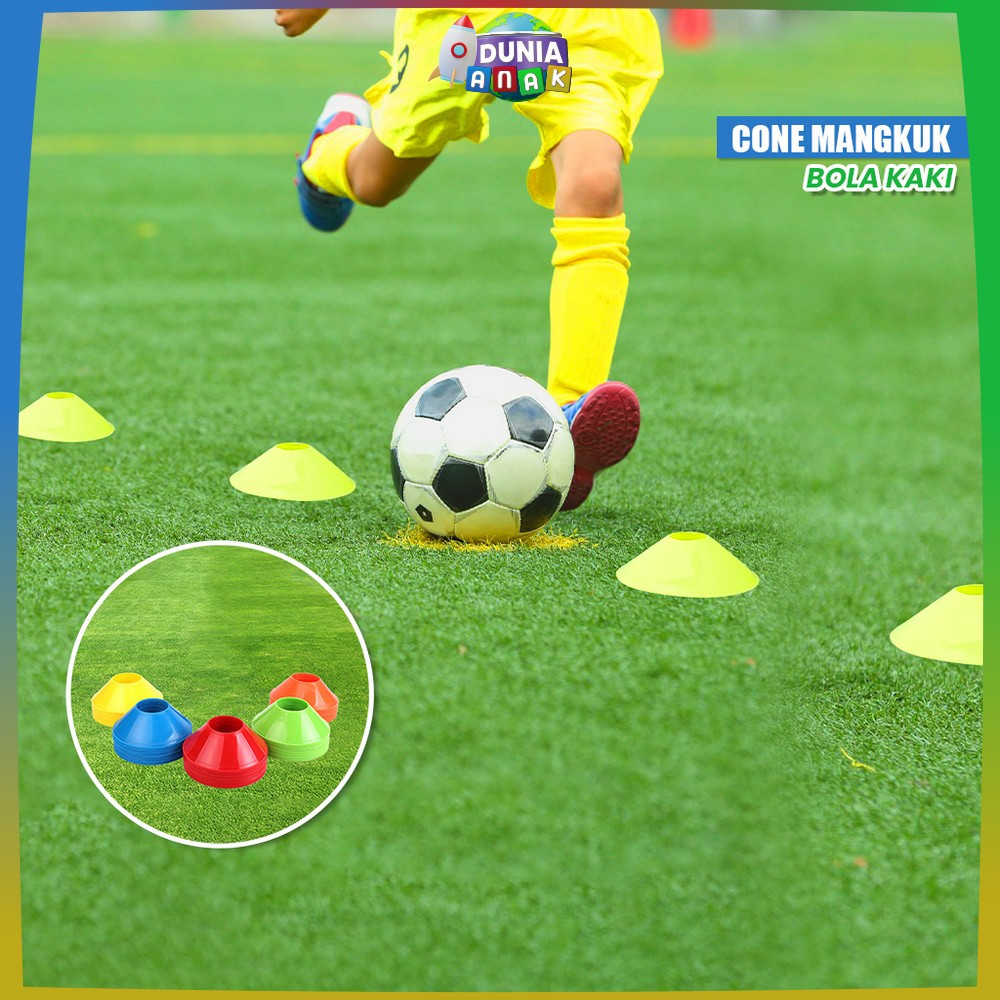 Jual Cone Mangkuk Bola Kaki Futsal Training Anak / Cone Mangkok ...