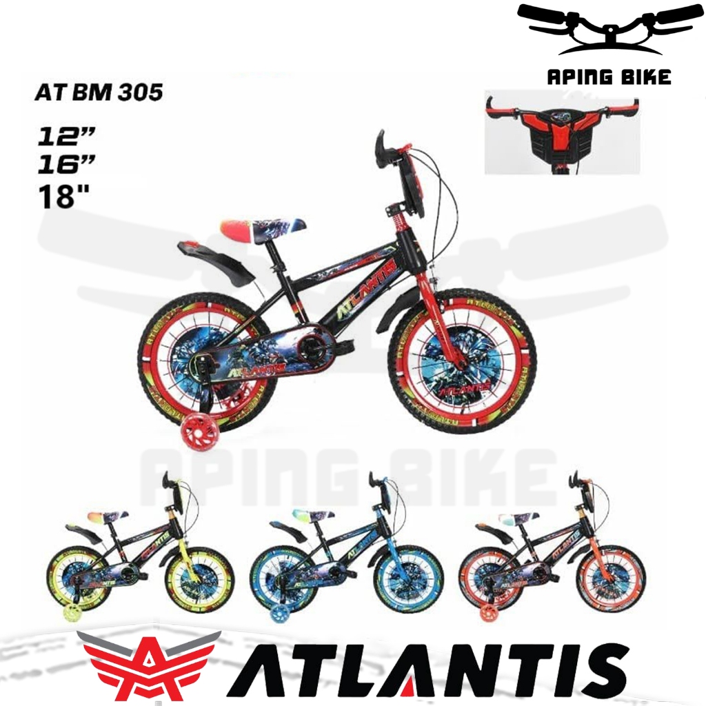 Jual Sepeda Atlantis 305 12" 16" 18" Sepeda Anak Sepeda BMX | Shopee ...