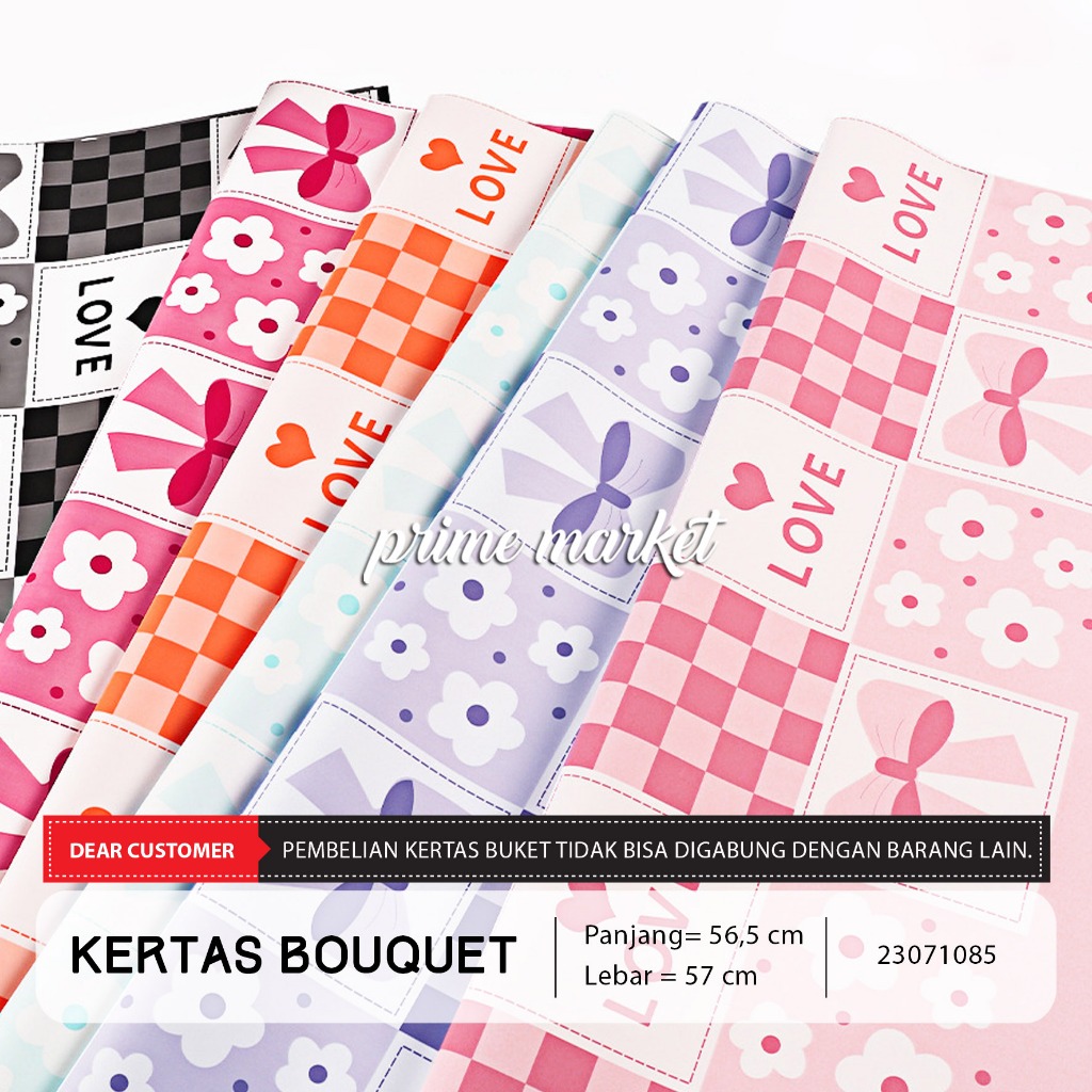 Jual Kertas Buket Bunga Kertas Cellophane Buket Kertas Bucket Kertas ...