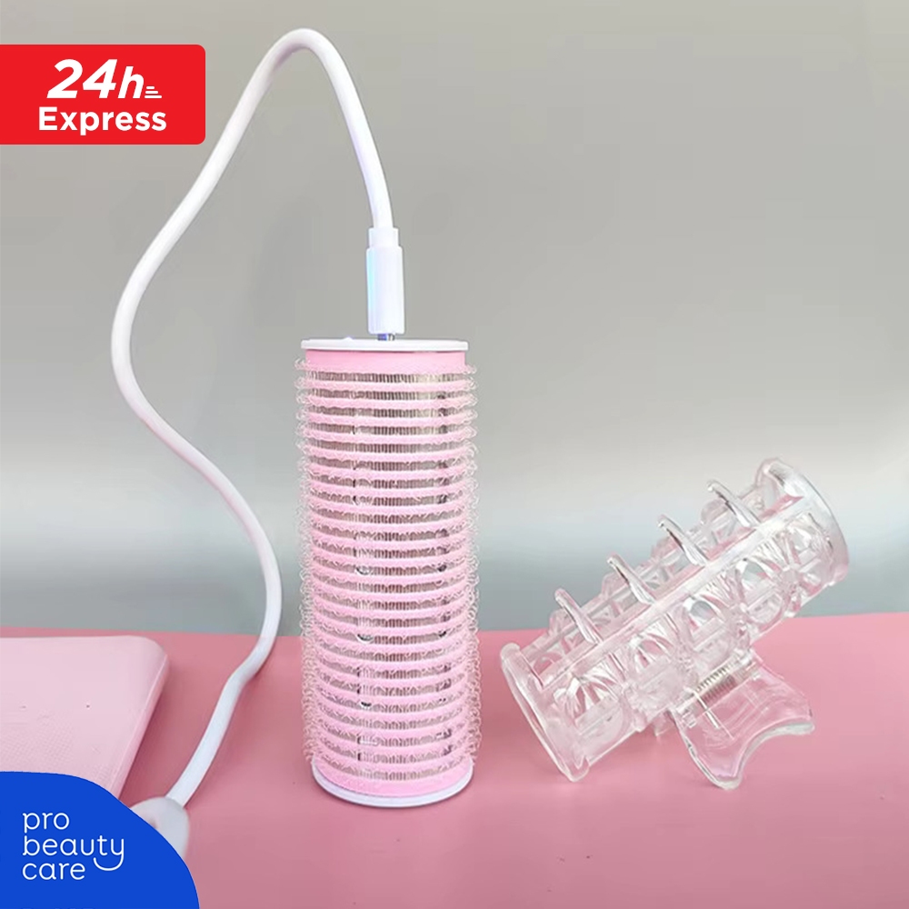 Jual USB Hair Roller B-491 Roll Pengeriting Rambut Heatless ...