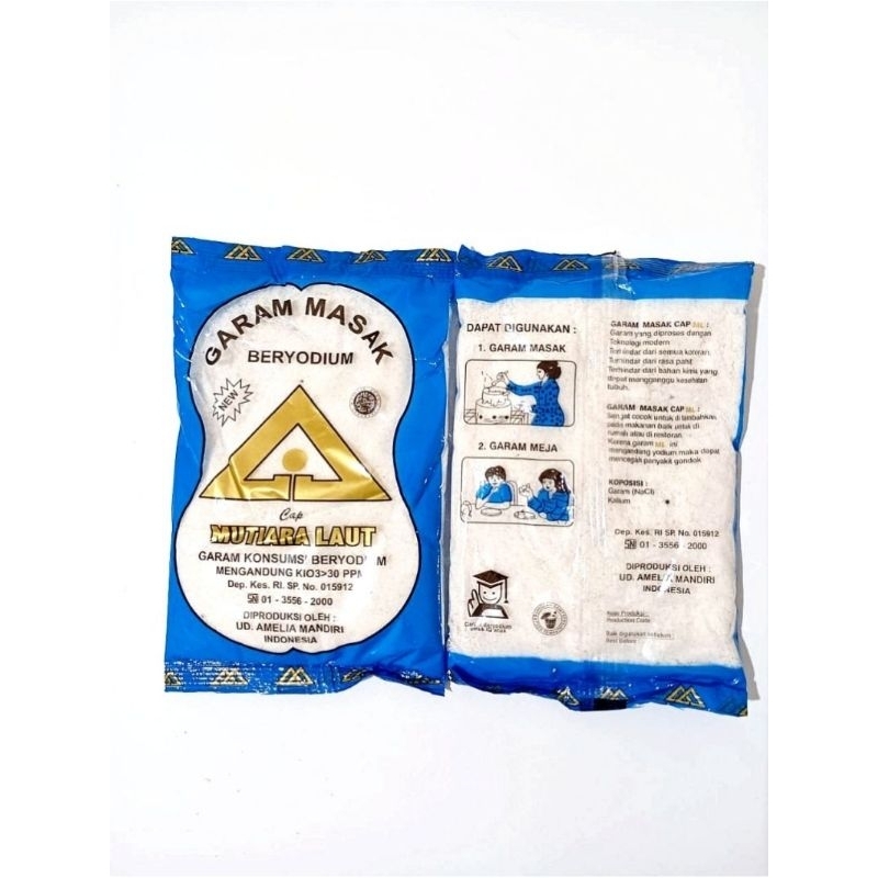 Jual Garam masak/Garam Dapur/Garam bersyodium 100gr (1 Pcs) | Shopee ...