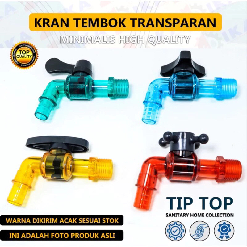 Jual READY!!! Kran PVC Transparan 1/2 Inch Multifungsi - Keran Air ...