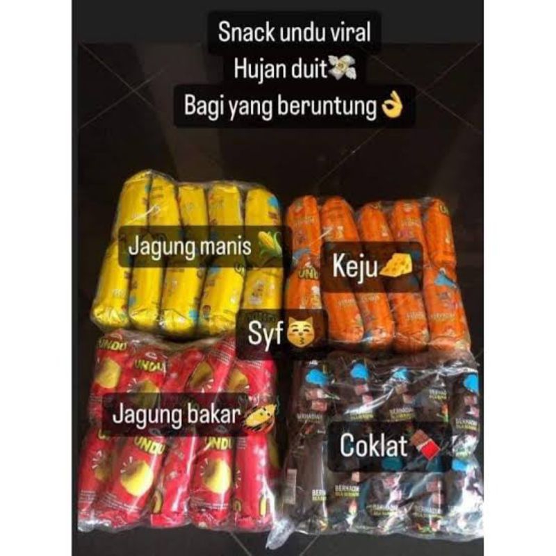 Jual SNACK UNDU VIRAL BERHADIAH NETTO 10 PCS murmer READY RASA BALADO ...