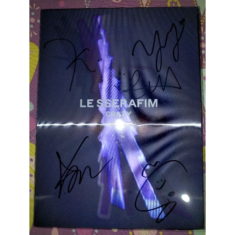 Jual le sserafim crazy signed album | Shopee Indonesia