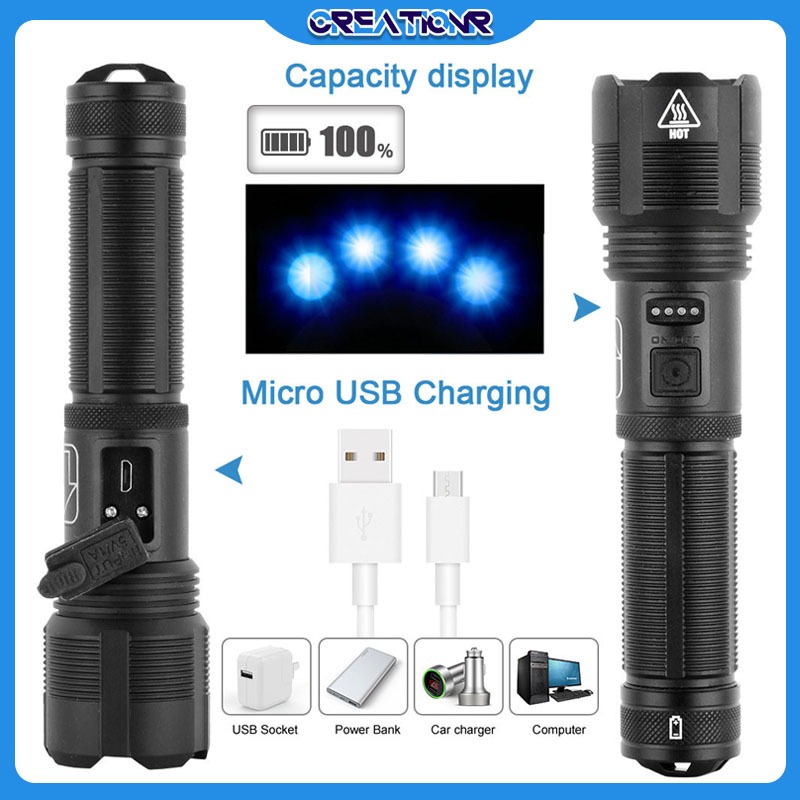 Jual XHP50 Senter Led Super Terang/senter Super Terang/senter 100000 ...