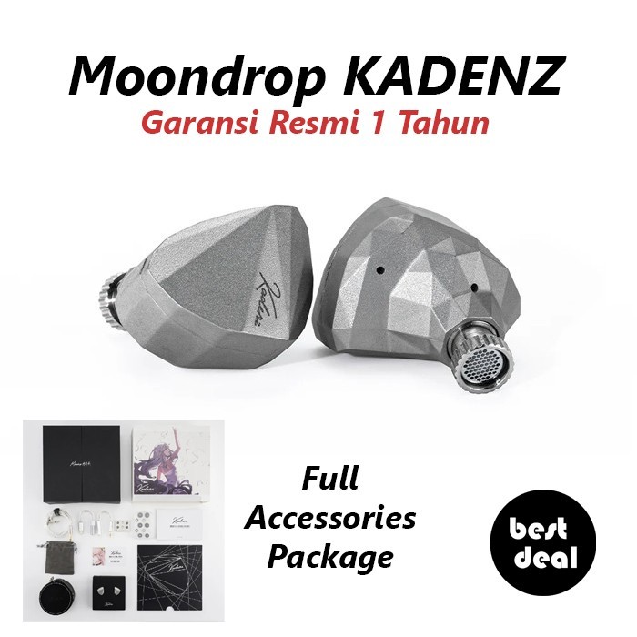 Jual Moondrop KADENZ Flagship 10mm Dynamic Driver In Ear Monitor Earphone IEM (new Kato ...