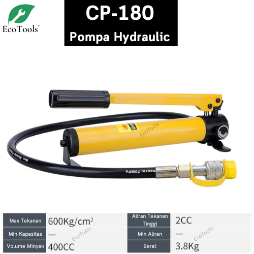 Jual Hydraulic Pump 400ml CP-180 Pompa Hidrolik 400cc Hand Tangan Manual | Shopee Indonesia