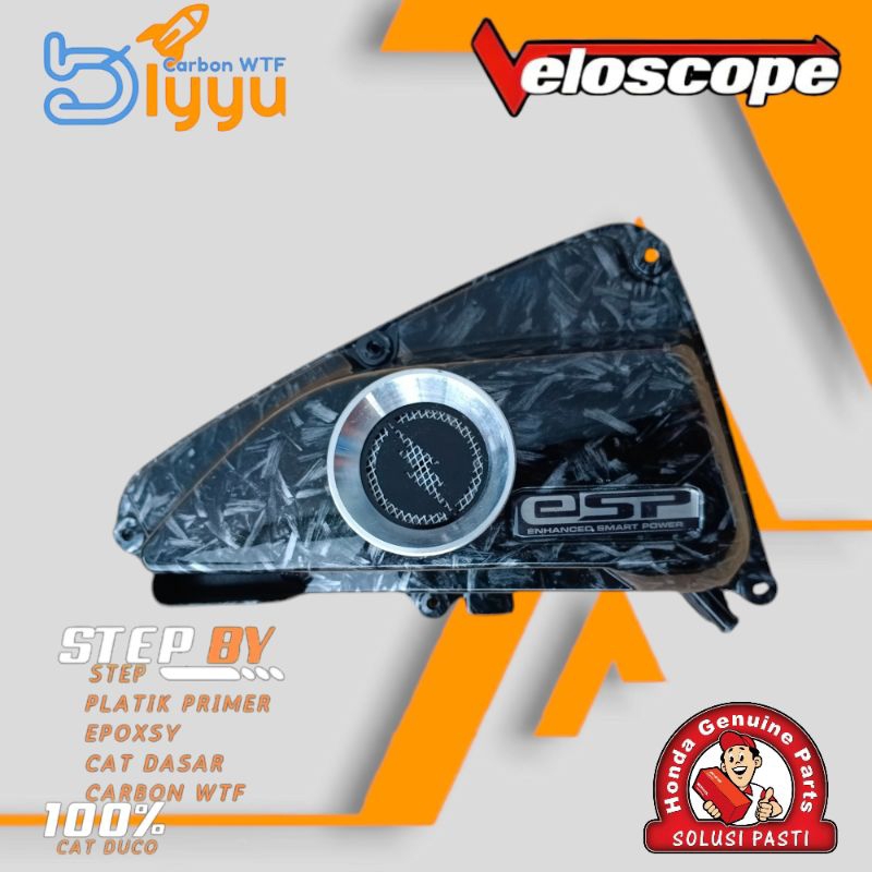 Jual cover filter carbon forged veloscope "Petir 1 " Honda beat esp ...