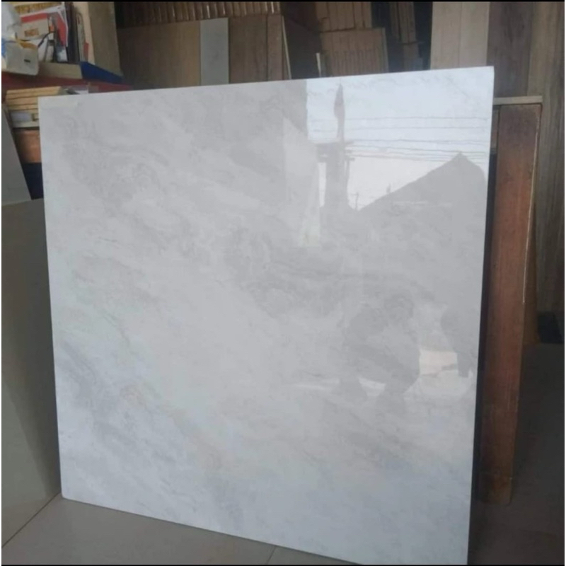 Jual GRANIT LANTAI MOTIF ABU GLOSSY 80x80 INDOGRESS GREY | Shopee Indonesia