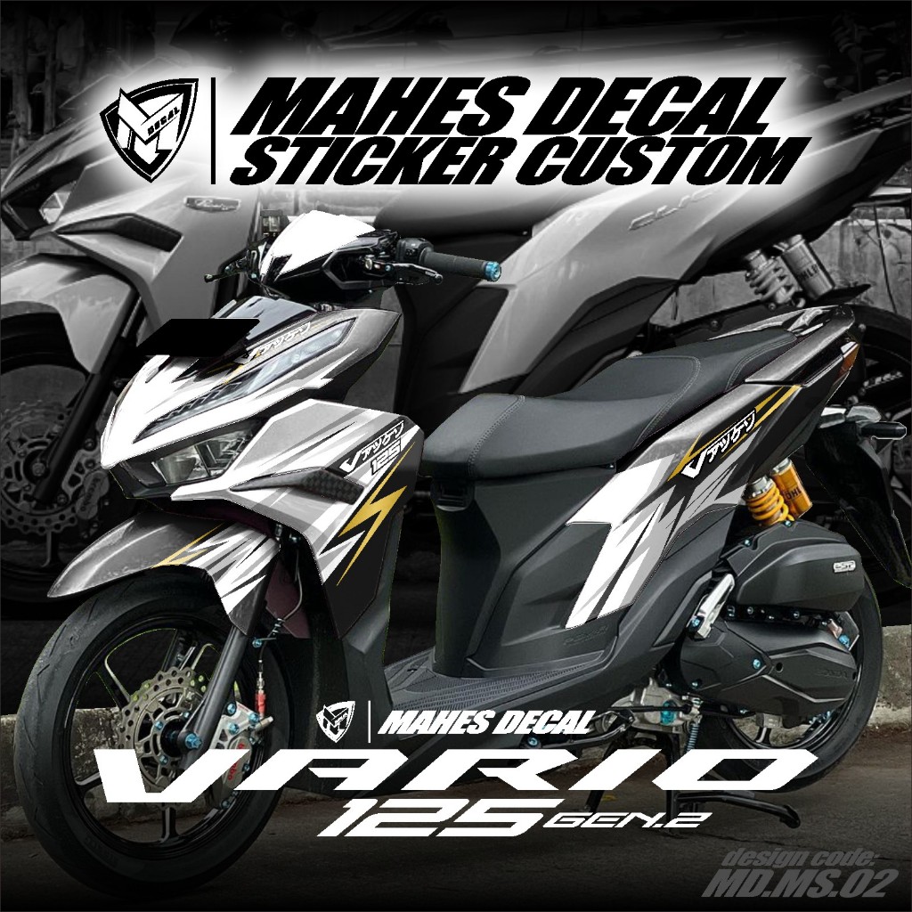 Jual (COD) TERBARU Decal Sticker Honda Vario 125 New 2023 Full Body - Stiker VARIO 125 Gen 2 ...