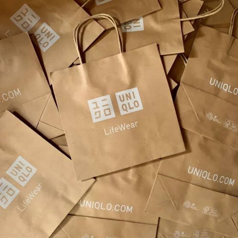 Jual UNIQLO PAPER BAG PAPERBAG | Shopee Indonesia