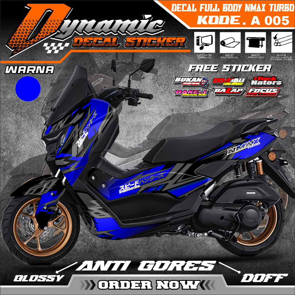 Jual (TERBARU) COD Decal Sticker Yamaha NMAX 155 NEW 2024 Full Body ...