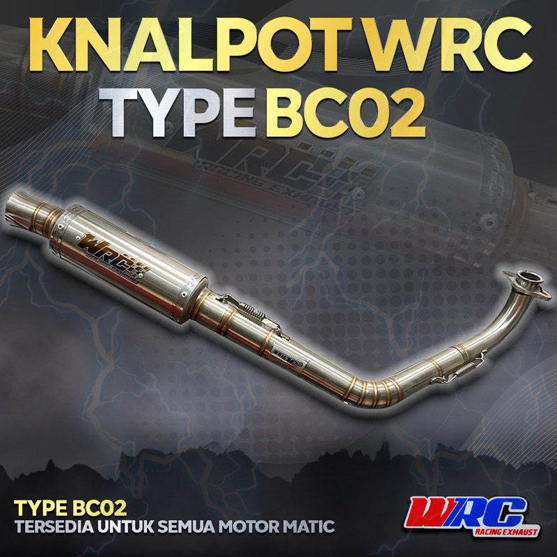 Jual KNALPOT RACING WRC BC02 VARIO, NMAX, PCX, AEROX | Shopee Indonesia