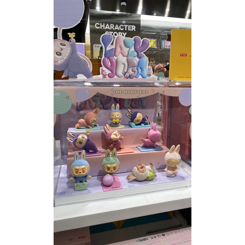 Jual POPMART Labubu lazy Yoga Confident (selected) | Shopee Indonesia