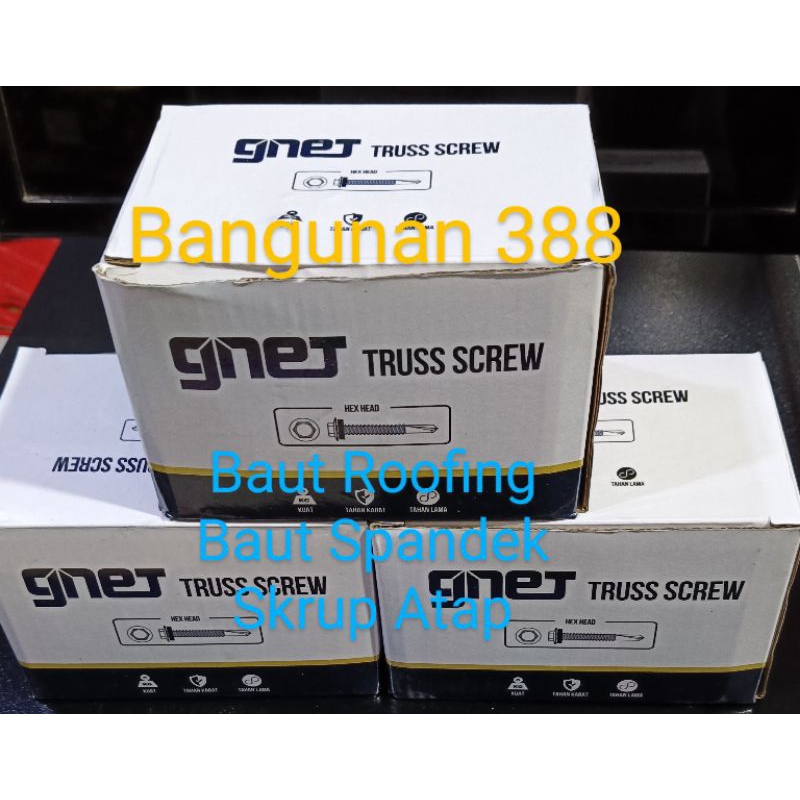 Jual Skrup Atap Spandek/Skrup Roofing Gnet/Baut Roofing 4.5mmX50mm ...