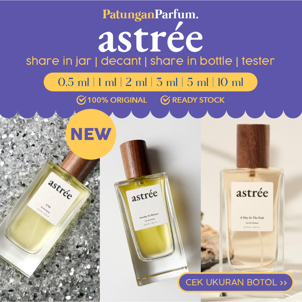 Jual Decant Astree - Somewhere in Shanghai Garden in a Bouquet Sunday at Monaco Whispering Wind ...