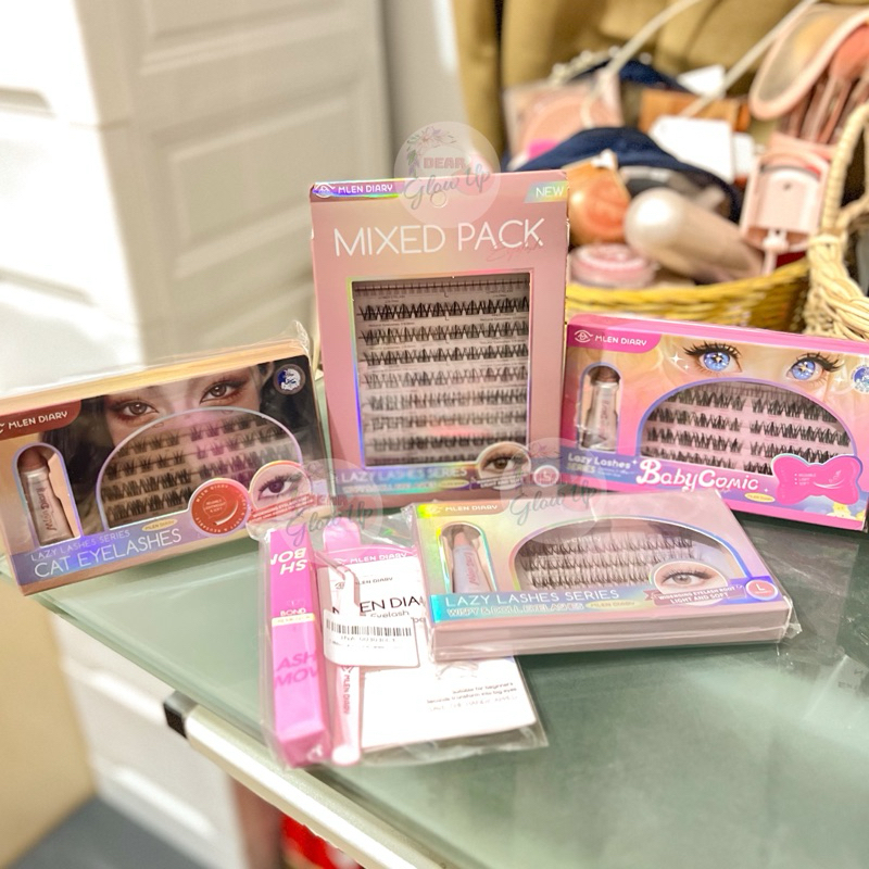 Jual (NEW) MLEN DIARY Bulu Mata Individual Segmented Wispy Cluster ...