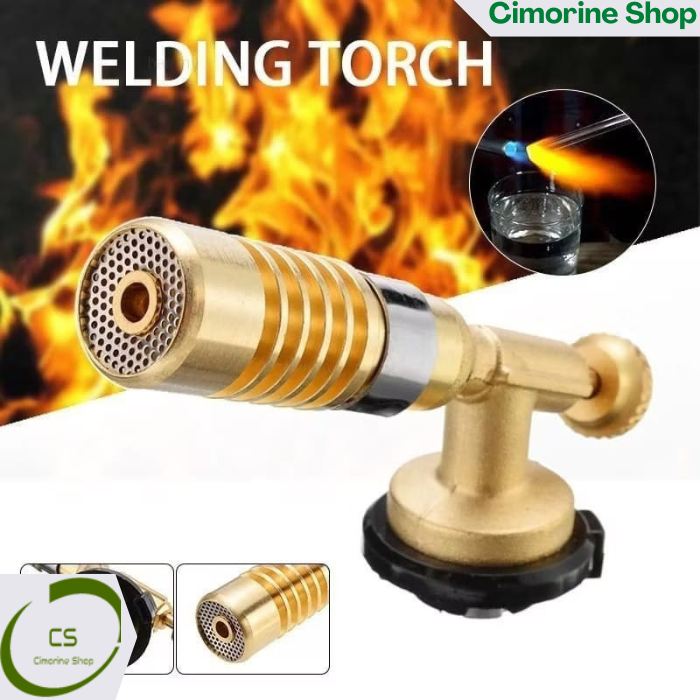 Jual Flame Gun Gas Torch Blow / Pemantik Api Elektrik Torch Kepala Las Manual Kuningan Api ...