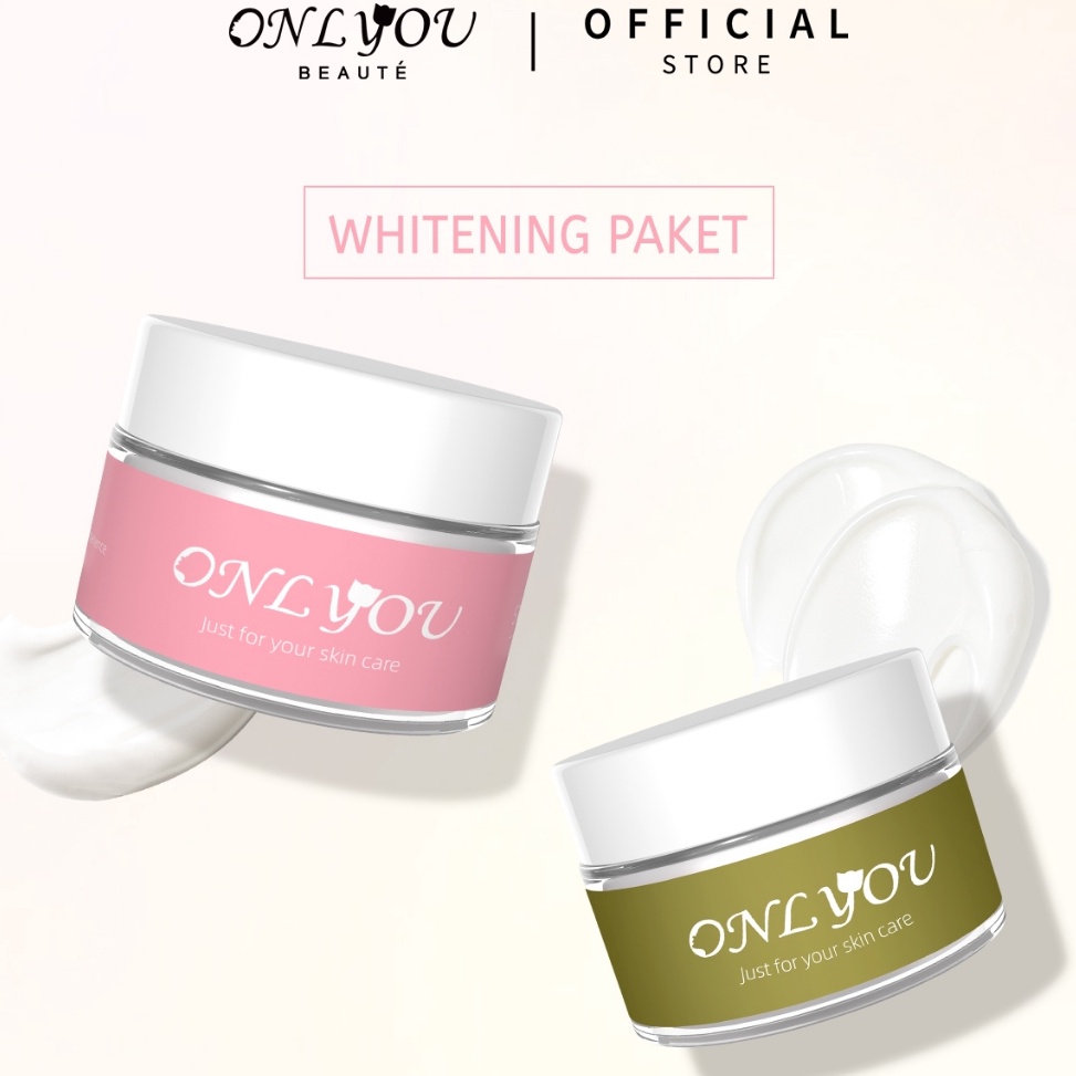 Jual KODE U5Y6 ONLYOU Whitening PAKET Whitening essence cream 3G ...