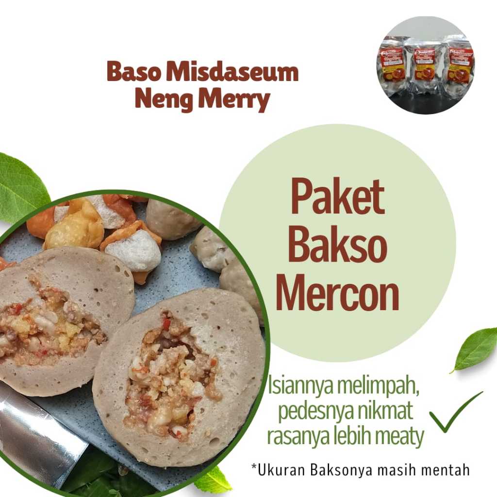 Jual Baso Misdaseum Mercon Terenak Bandung | Shopee Indonesia