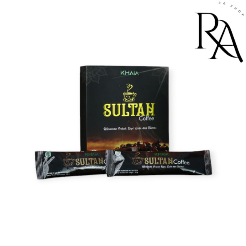 Jual khaia sultan coffee|kopi stamina pria|1 box isi 10 sachet | Shopee Indonesia