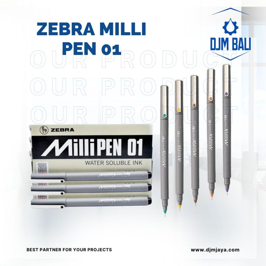 Jual Pulpen Zebra MILLI PEN 0,1 - Hitam | Shopee Indonesia