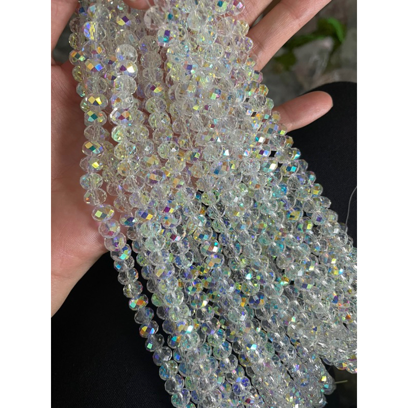 Jual manik CEKO CRYSTAL GRADE AAA bakpao premium quality ukuran 4mm 6mm 8mm | Shopee Indonesia