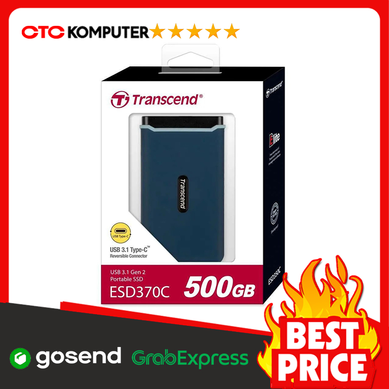 Jual Transcend ESD370C 500GB Portable SSD | Shopee Indonesia