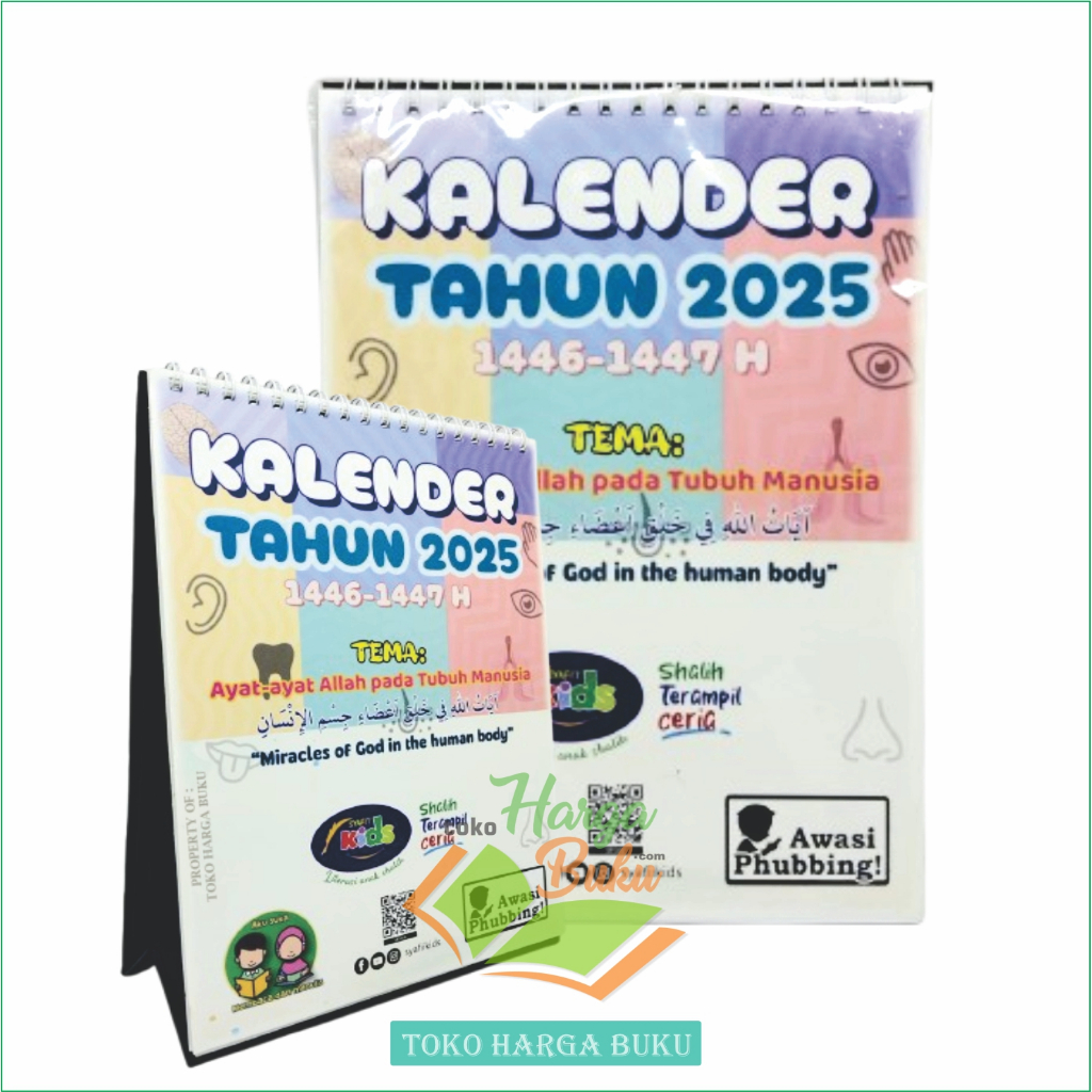 Jual Kalender Anak 2025 Tema Ayat-Ayat Allah Pada Tubuh Manusia ...