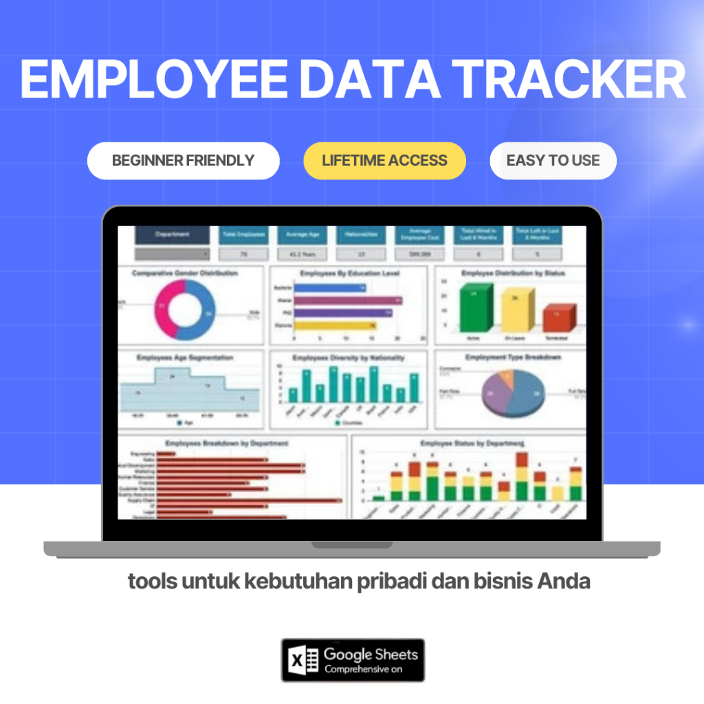 Jual LIFETIME Employee Data Management System | Employee Database ...