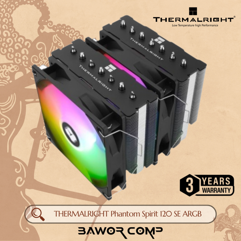 Jual THERMALRIGHT Phantom Spirit 120 SE ARGB | CPU Cooler 7 Heatpipe ...