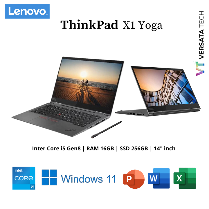 Jual Laptop Lenovo Yoga Series Core i5 Gen 10 RAM 16GB SSD 1TB Termurah ...