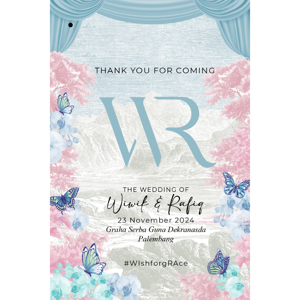 Jual Custom Hangtag Thank You Card VIP Card Kartu Souvenir Card Tidak ...