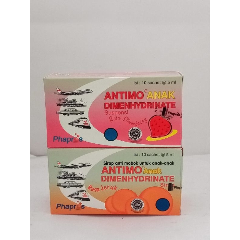 Jual [AL-ASYARI MEDIKA] ANTIMO ANAK RASA JERUK DAN STROBERI @1BOX ISI ...