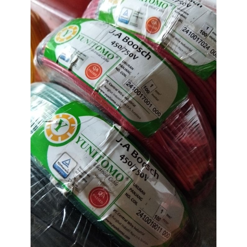 Jual KABEL SERABUT YUNITOMO 1MM 100MTR | Shopee Indonesia