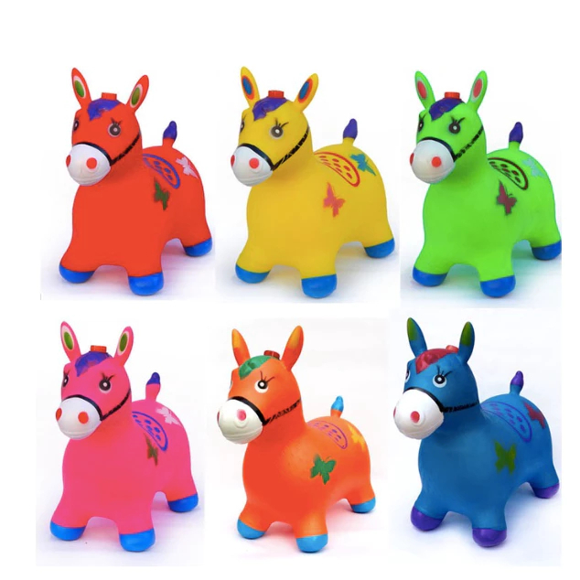 Jual FAMILY TOYS - Mainan Kuda Kudaan Karet Anak Jumping Animal ...