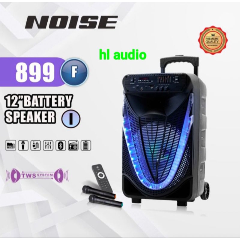 Jual SPEAKER PORTABLE NOISE 899 F I (12 INCH) | Shopee Indonesia