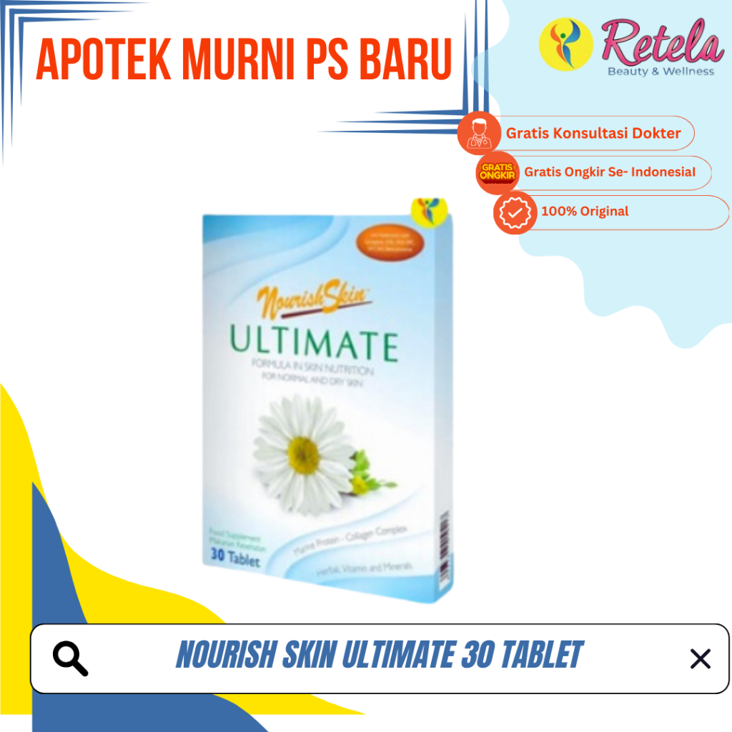 Jual NOURISH SKIN ULTIMATE 30 TABLET // USA | Shopee Indonesia