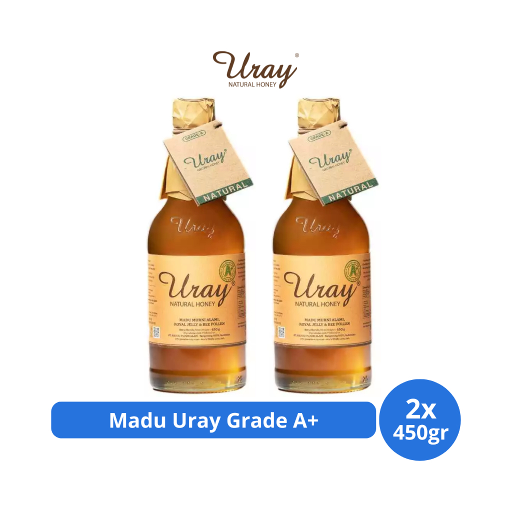 Jual Madu Uray Grade A+ Natural Honey 450gr x 2 pcs | Shopee Indonesia
